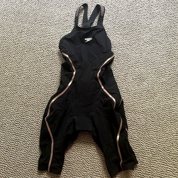 Speedo | Swim | Used Womens Fastskin Lzr Pure Intent Open Back Kneeskin ...